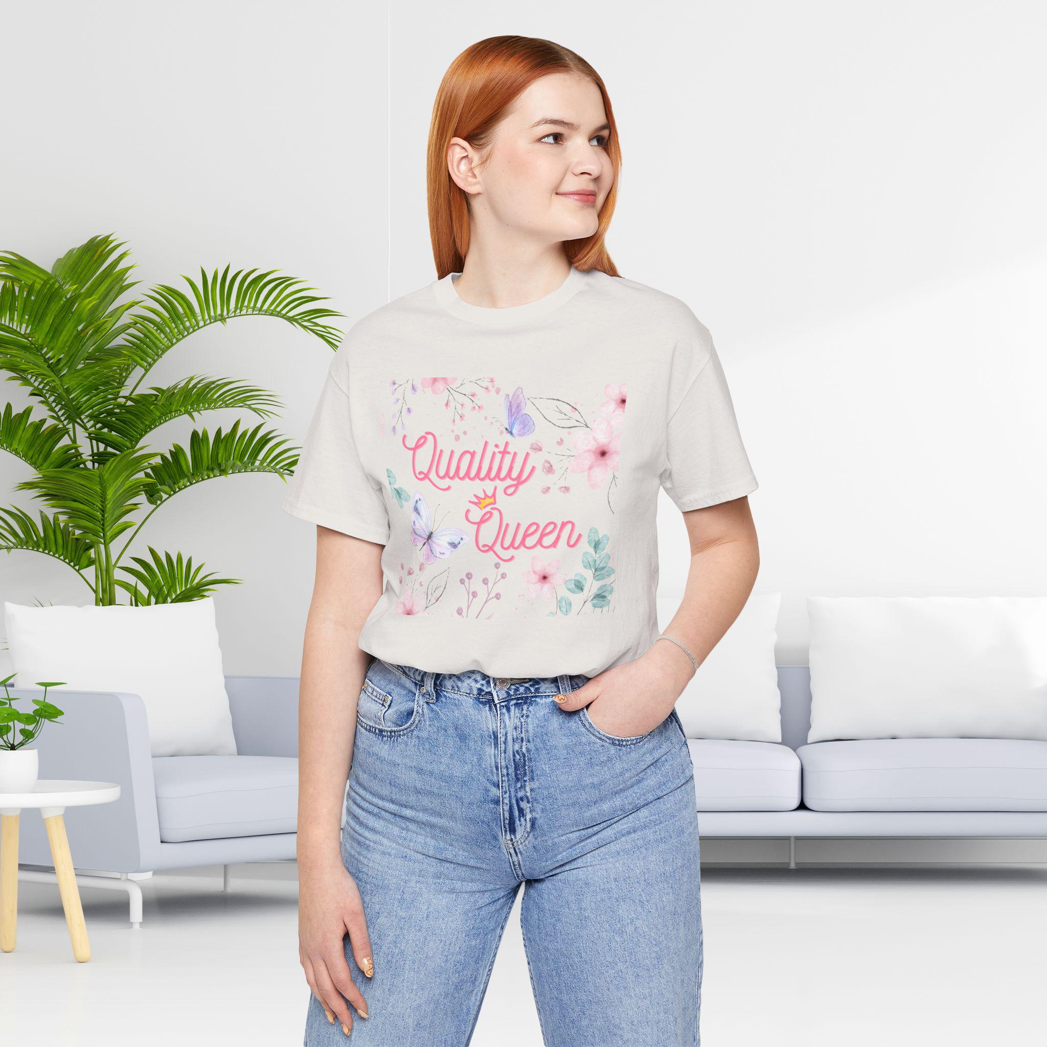 Quality Queen Butterfly Floral T-shirt, Quality Assurance Shirt ...