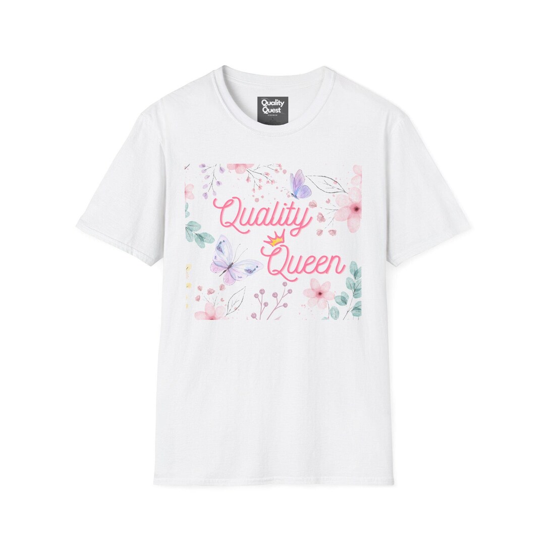 Quality Queen Butterfly Floral T-shirt, Quality Assurance Shirt ...