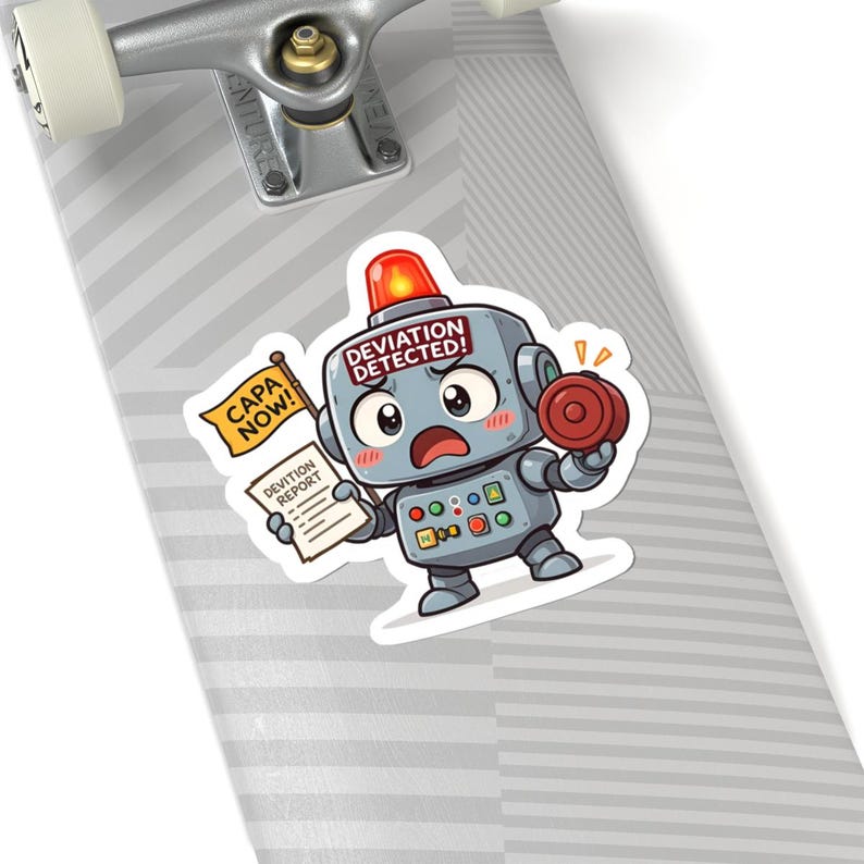 Deviation Sticker Funny GMP QA Gift Kawaii Pharmaceutical Quality ...