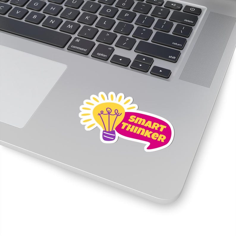 Smart Thinker - Motivational Sticker for Laptop, Bottle and Office - Etsy