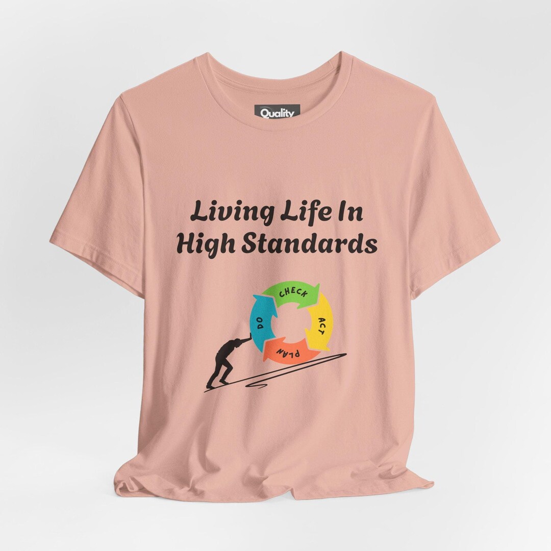 Quality Standard Man Graphic Tee, Business Owner Motivation Shirt ...