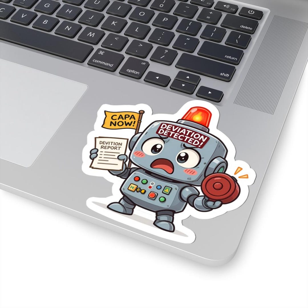 Deviation Sticker Funny GMP QA Gift Kawaii Pharmaceutical Quality ...