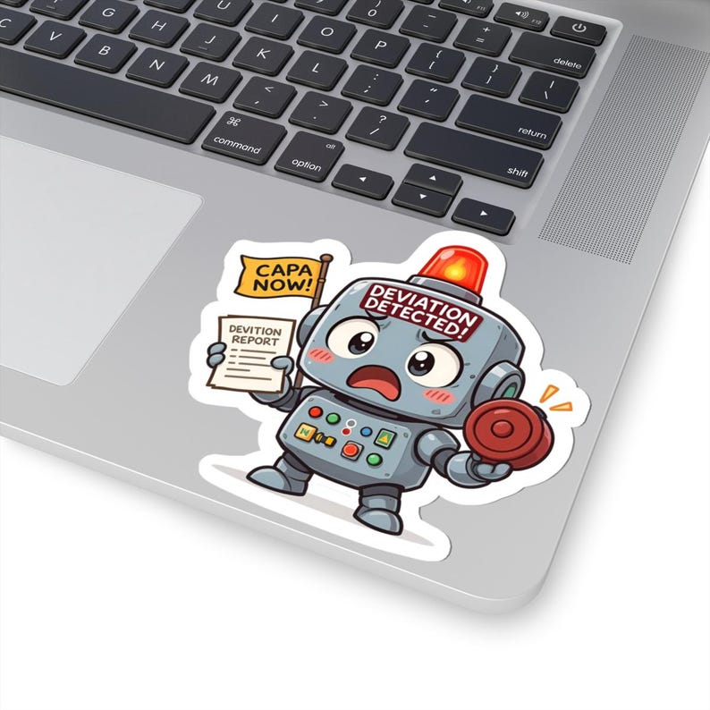 Deviation Sticker Funny GMP QA Gift Kawaii Pharmaceutical Quality ...