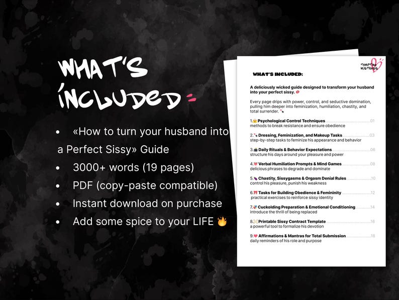 How to Turn Your Husband Into a Perfect Sissy | Kink and Sissification ...