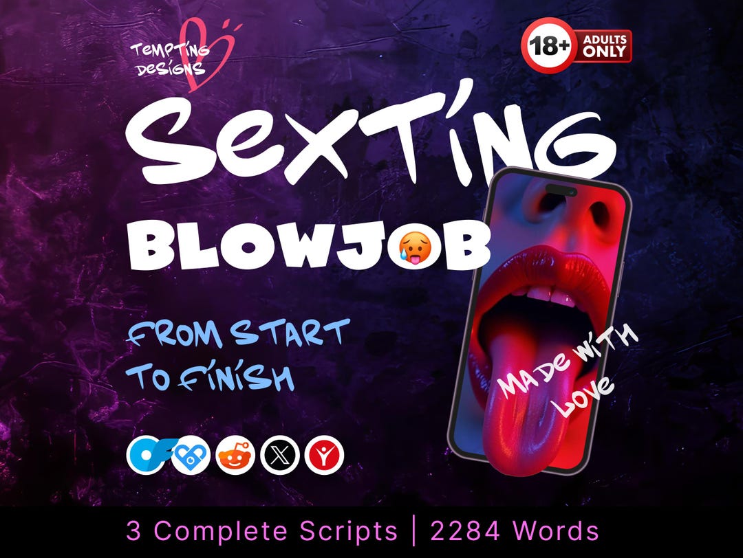 Sexting Scripts Bundle | Onlyfans Sexting Blowjob Guide Scenarios, PPV Ideas Chatting, Voice ...