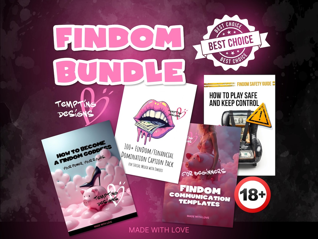 Findom Bundle for Beginners | Guide How to Become a Findom, 100+ Caption Pack, Financial ...