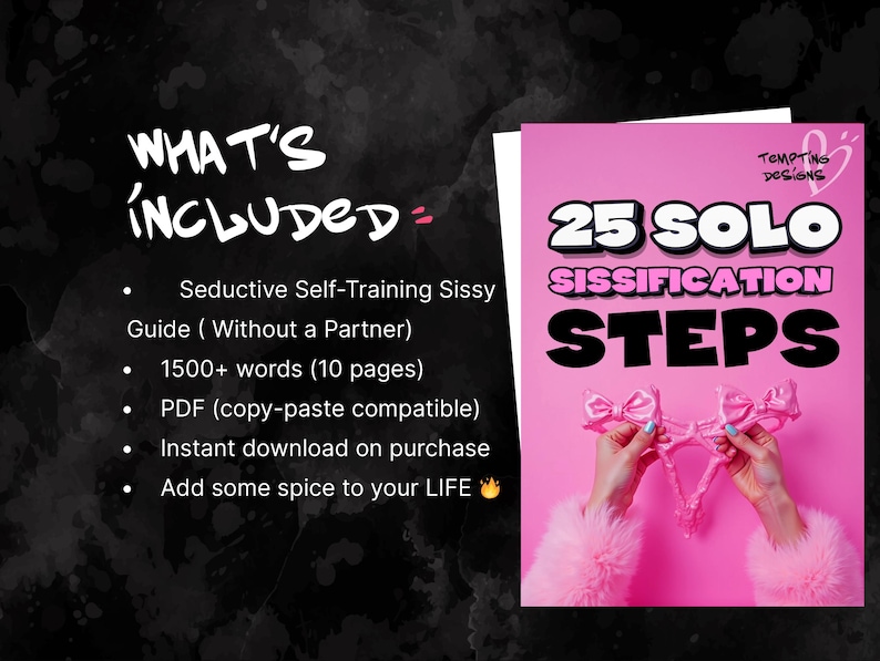 Solo Sissification Task | Self-training Sissy Guide Without a Partner, Feminization Training ...