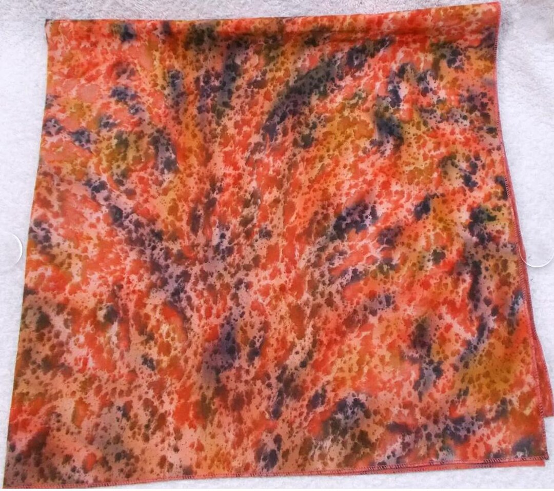 CORAL BATIK Full 24'' or 26'' COTTON Bandana Scarf - Etsy
