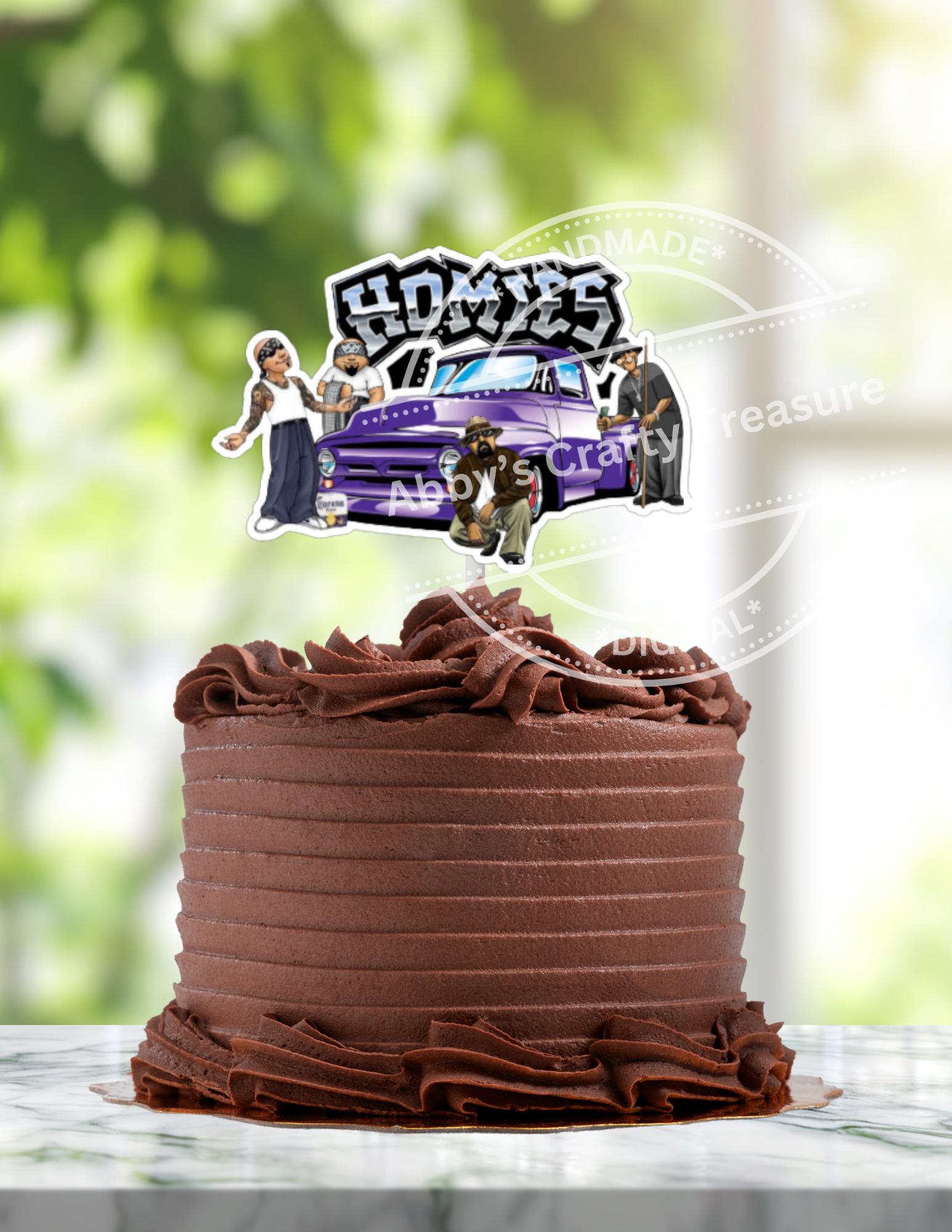 Homies Cake Topper: Lowrider Car, Cholo Party Decoration - Etsy