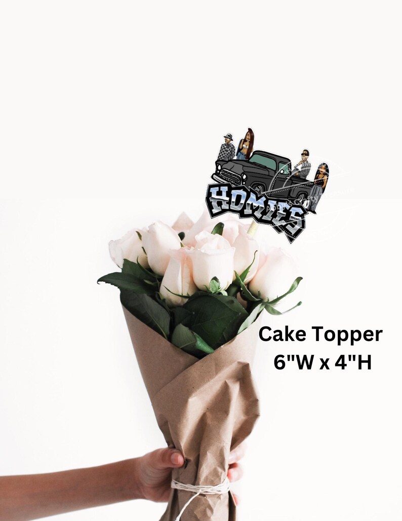 Homies Cake Topper: Lowrider Car, Cholo Party Decoration - Etsy