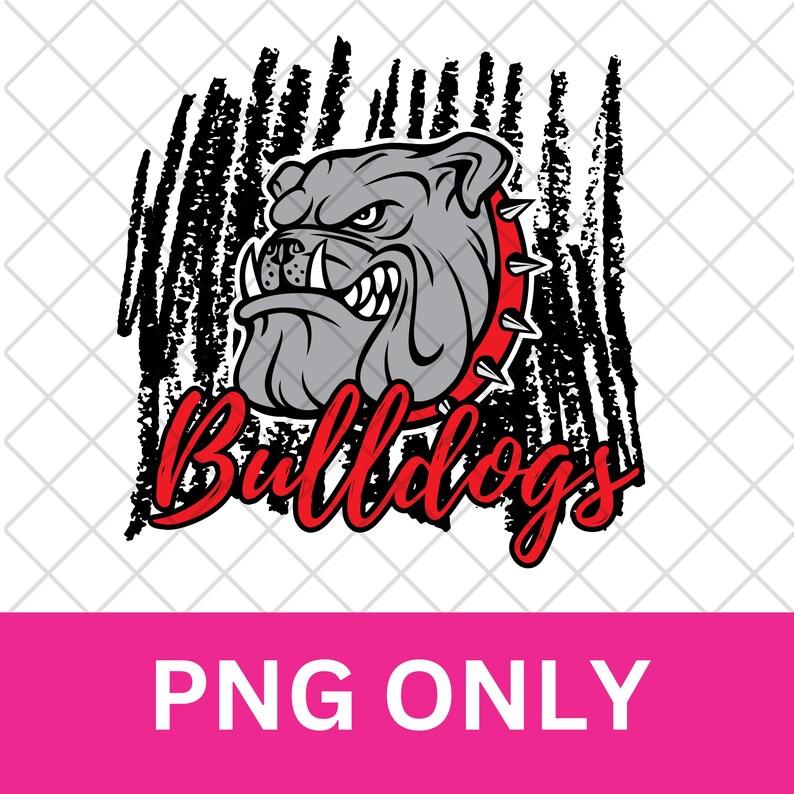 Red Bulldog Mascot PNG: School Spirit Graphic (digital Download) - Etsy