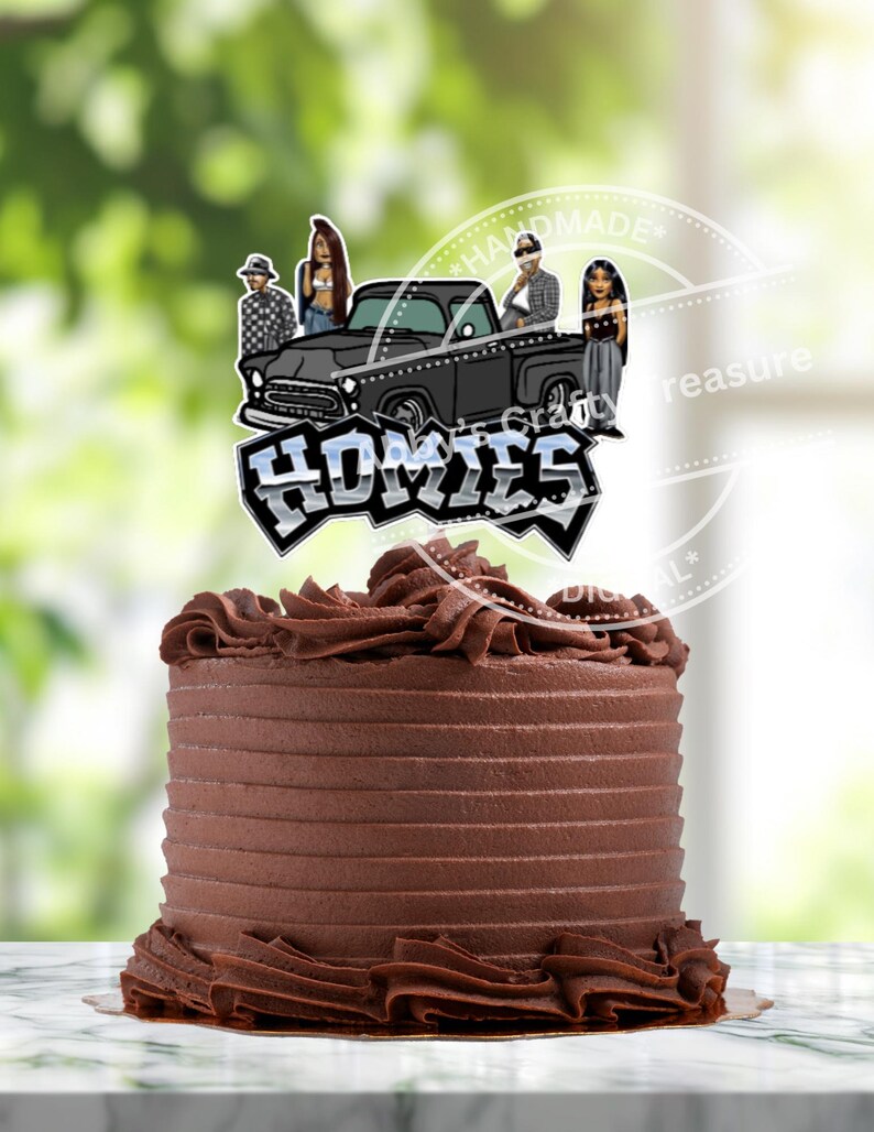 Homies Cake Topper: Lowrider Car, Cholo Party Decoration - Etsy