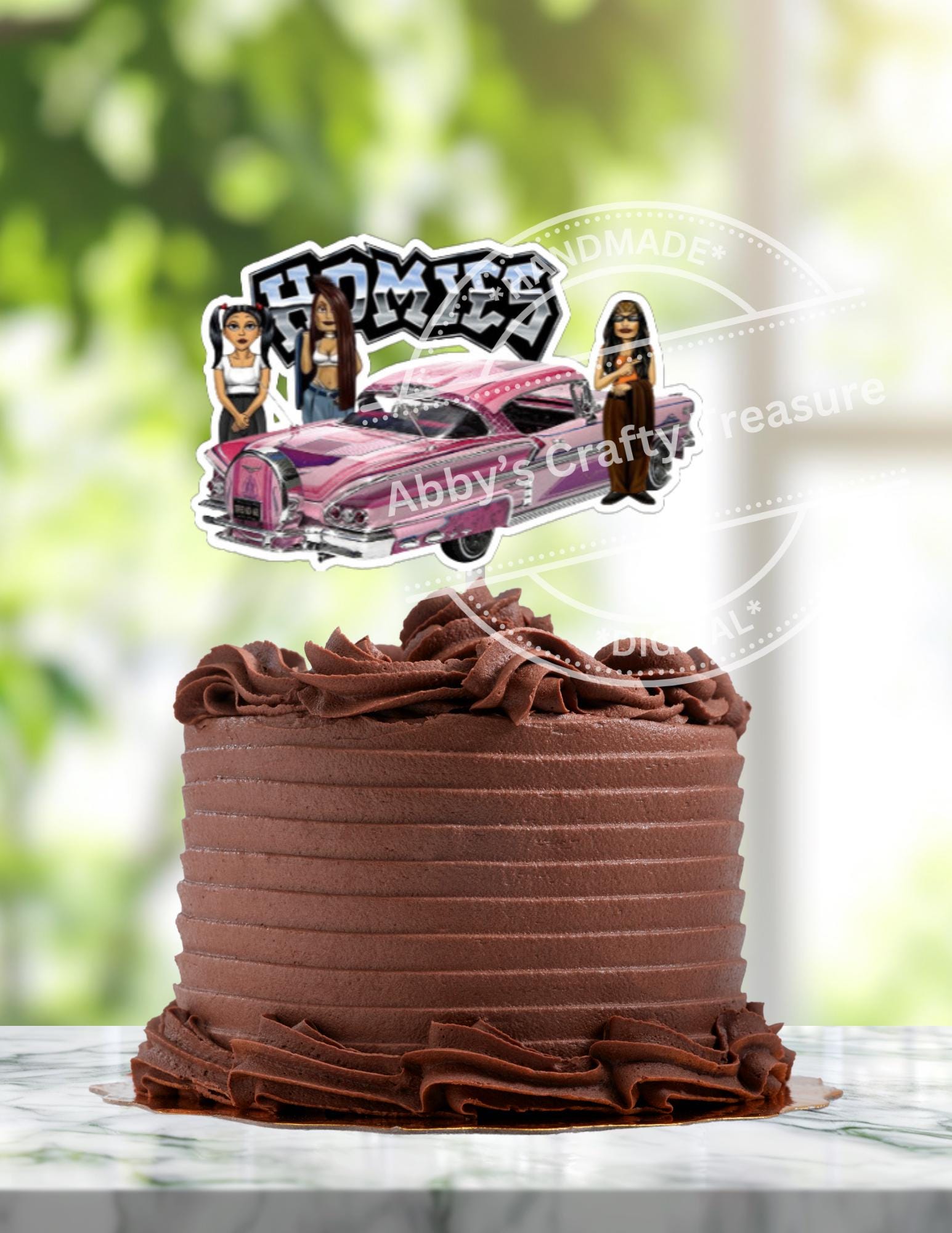 Homies Cake Topper: Lowrider Car, Cholo Party Decoration - Etsy