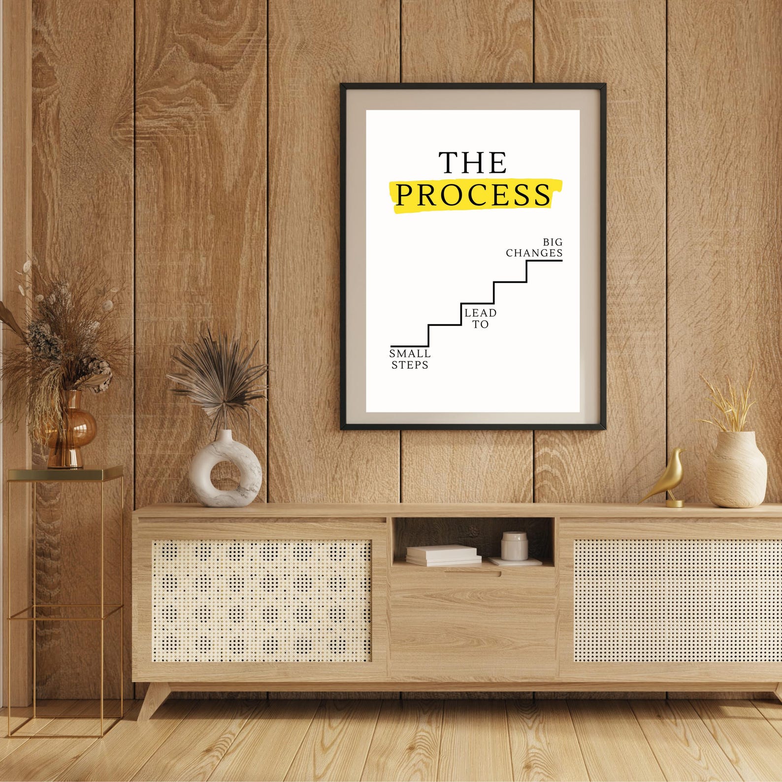 The Process Small Steps Lead to Big Changes Motivational Staircase ...