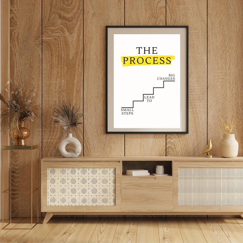 The Process Small Steps Lead to Big Changes Motivational Staircase ...