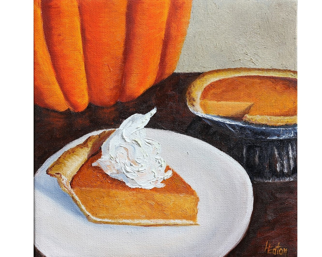 Pumpkin Pie Paintings
