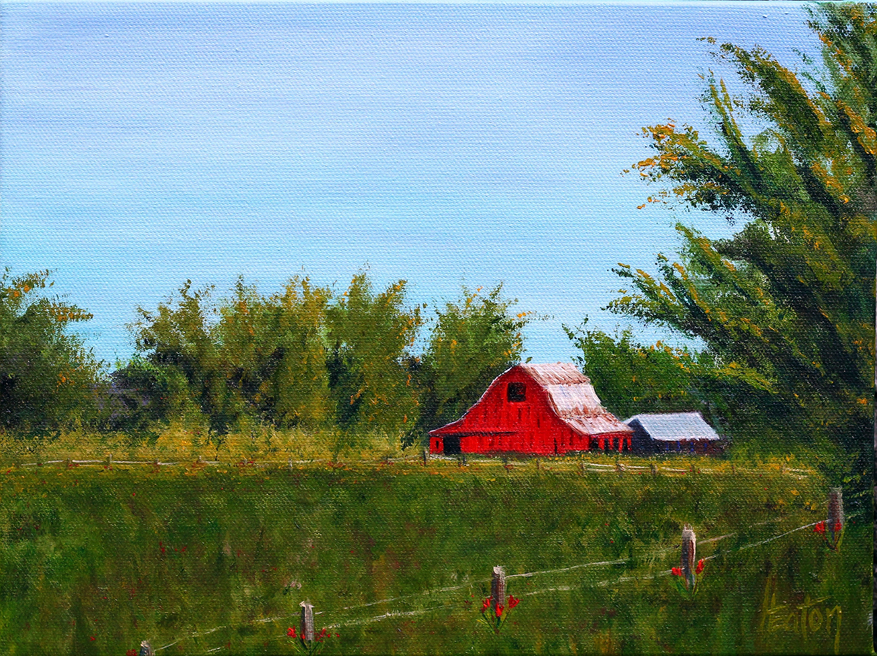 Digital Prints Art & Collectibles Prints Rural Countryside Scene ...