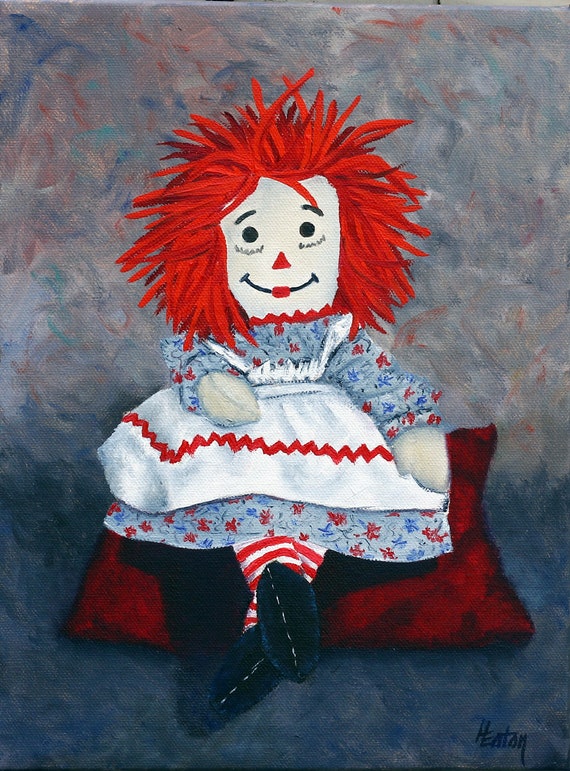 Artist Rag Doll Painting Room