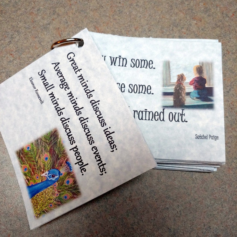 Quote Booklet, Inspirational Sayings, Words of Encouragement, Happy ...