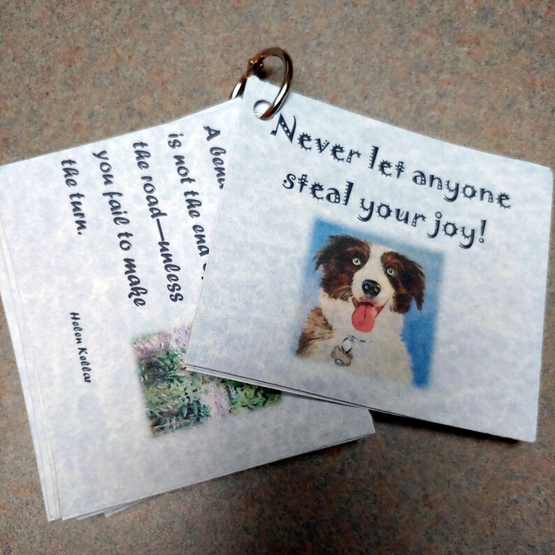 Quote Booklet Inspirational Sayings Words of Encouragement - Etsy