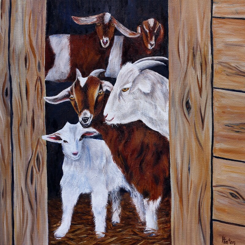Goat Painting - Etsy