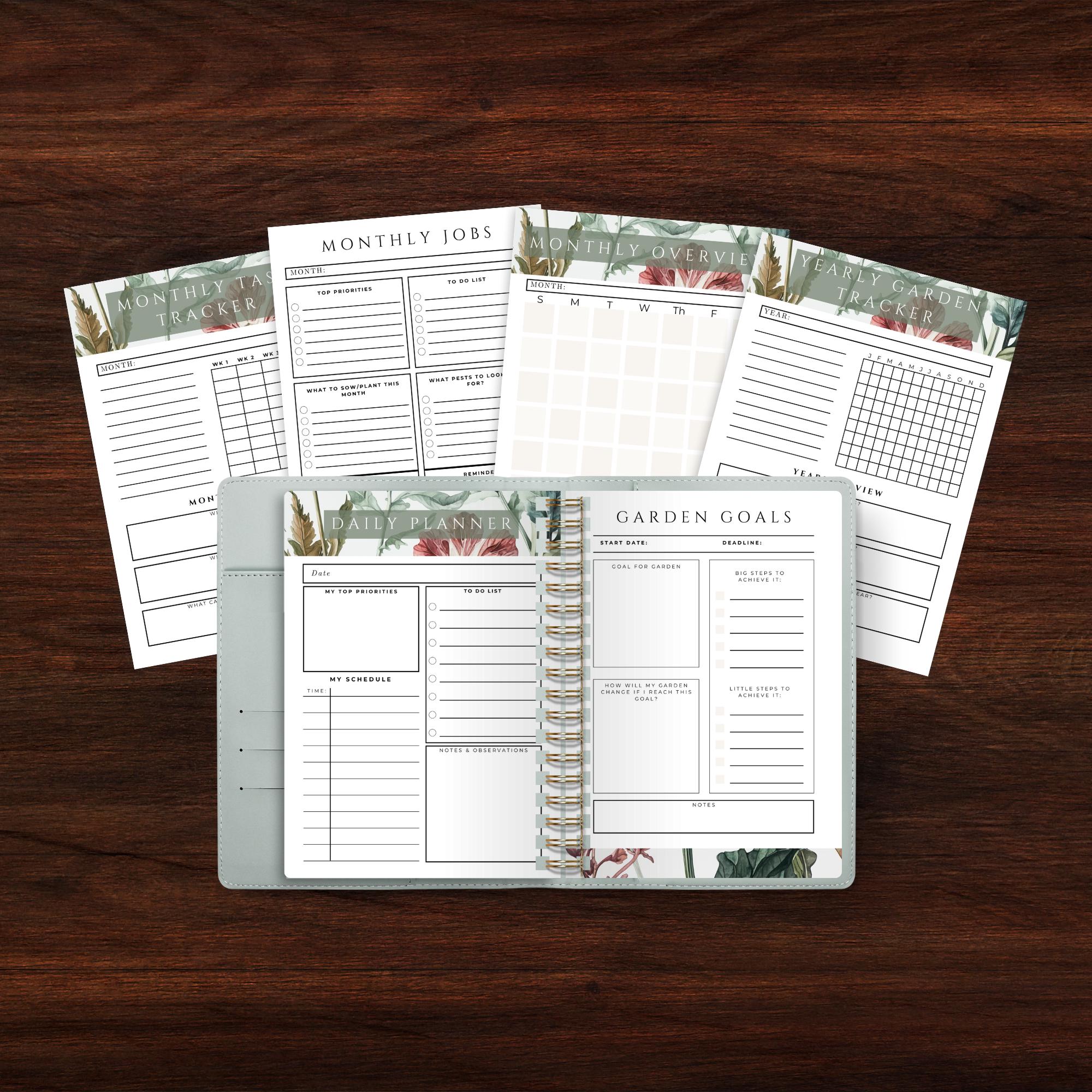 Gardening Planner Printable | Garden Journal PDF | Seasonal Planting ...