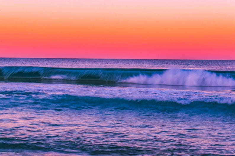 Tropical Ocean Sunset Wall Mural – Breathtaking Seascape Wallpaper for ...
