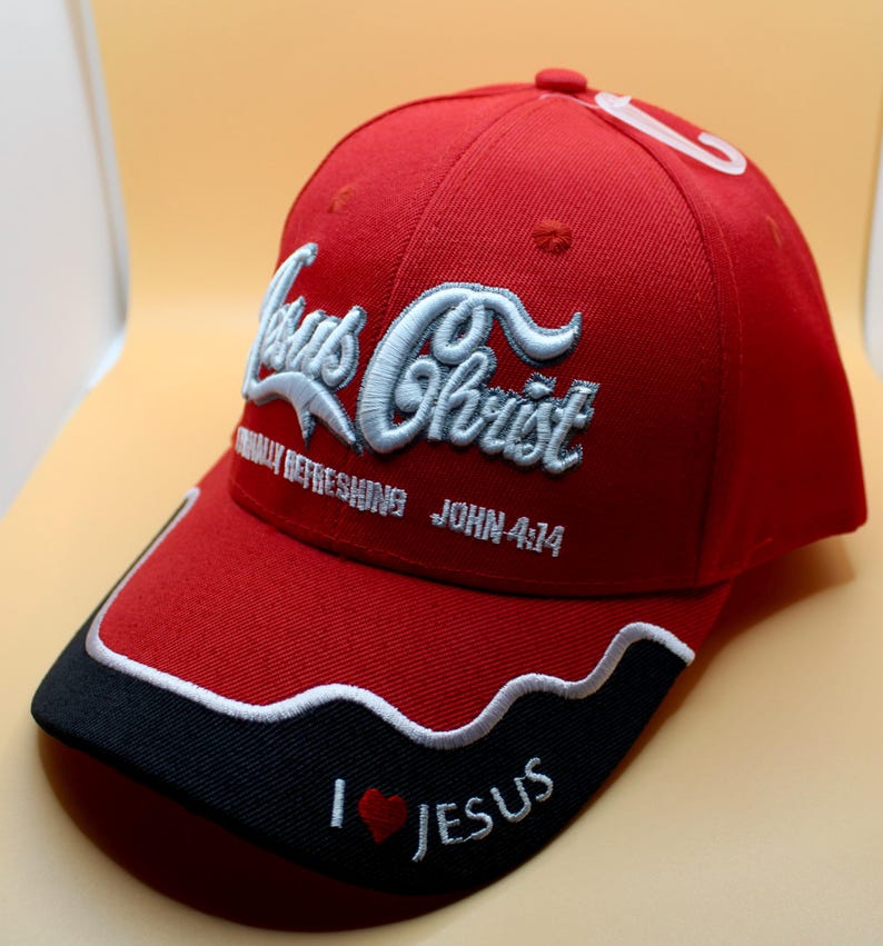 Jesus Christ Red Basketball Hat. Christian Gift, Religious Fan ...