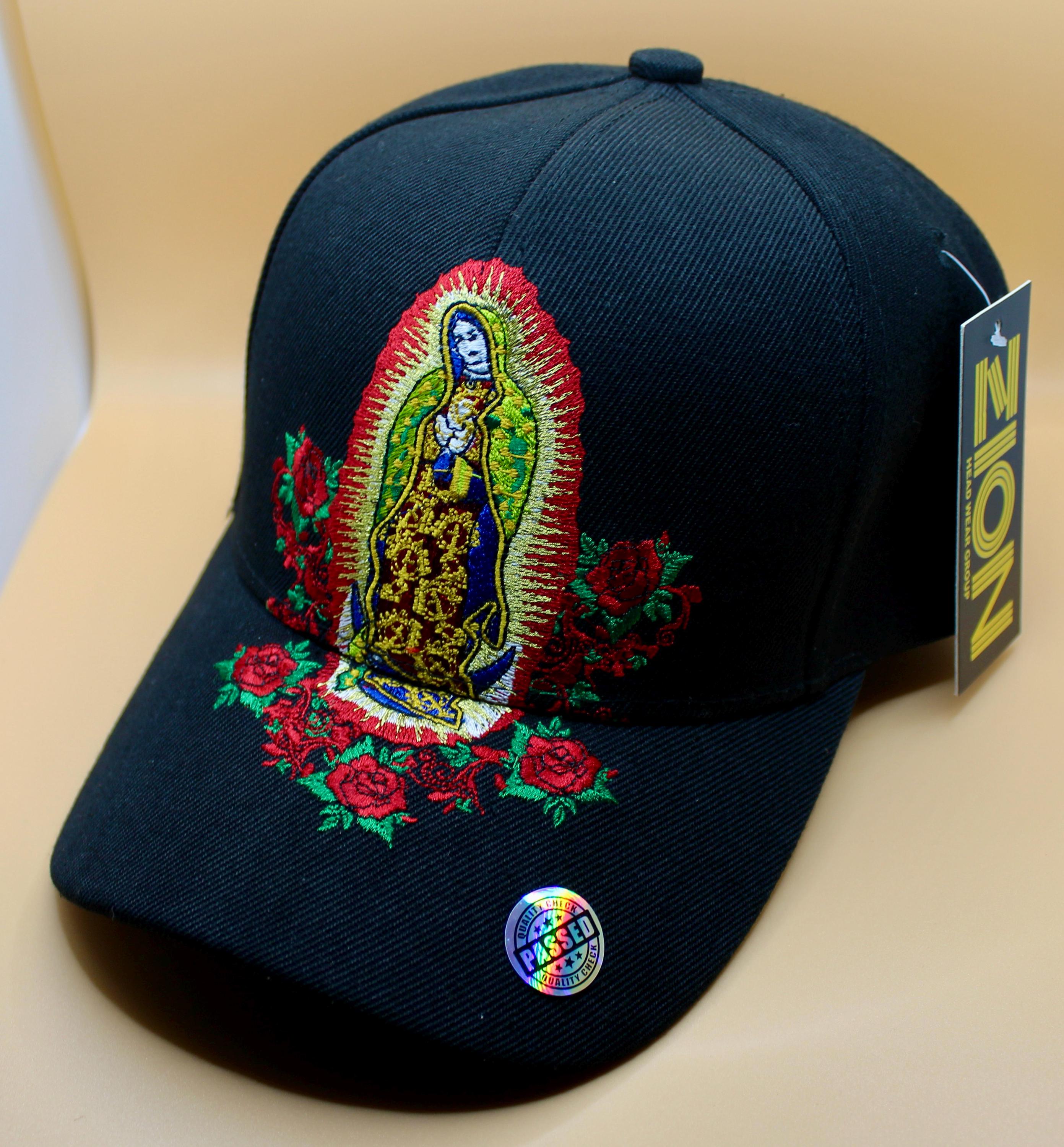 Our Lady of Guadalupe Black Hat. Catholic Hat. Religious Hat. Virgin ...