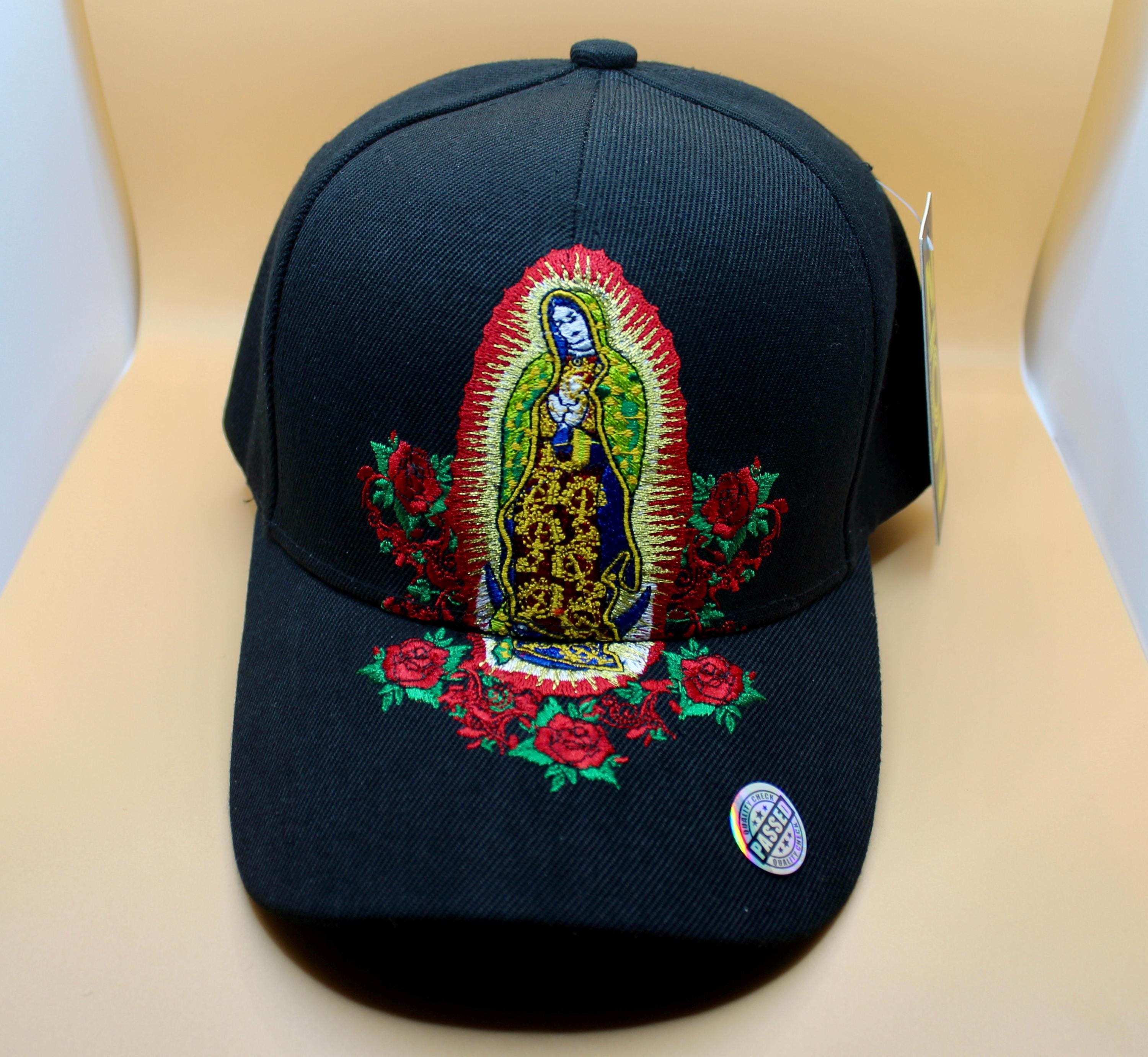 Our Lady of Guadalupe Black Hat. Catholic Hat. Religious Hat. Virgin ...