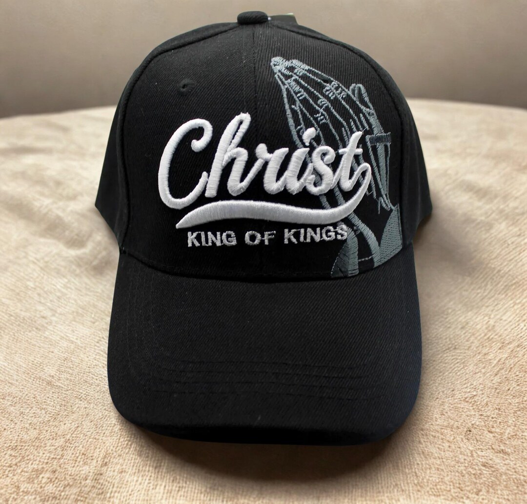 Christian Hat. Jesus Hat. Christ King of Kings Black Cap. Faith Hat ...