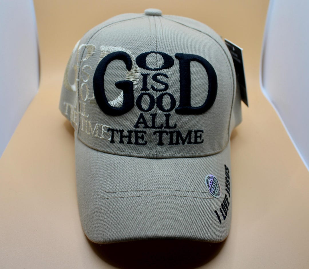 God is Good All the Time Hat. Christian Gift Hat. Inspirational Quote ...