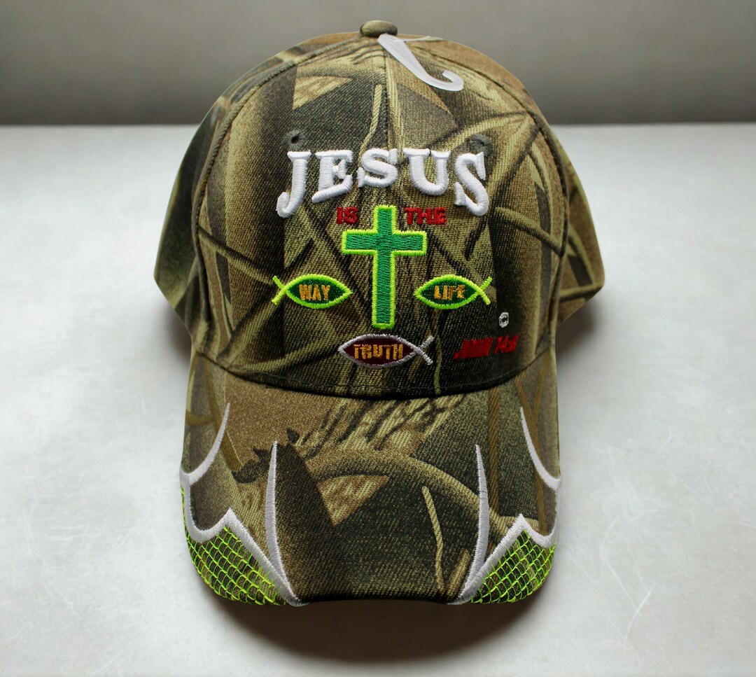 Jesus the Way the Truth the Life Hat. Christian Gift Hat Inspirational ...