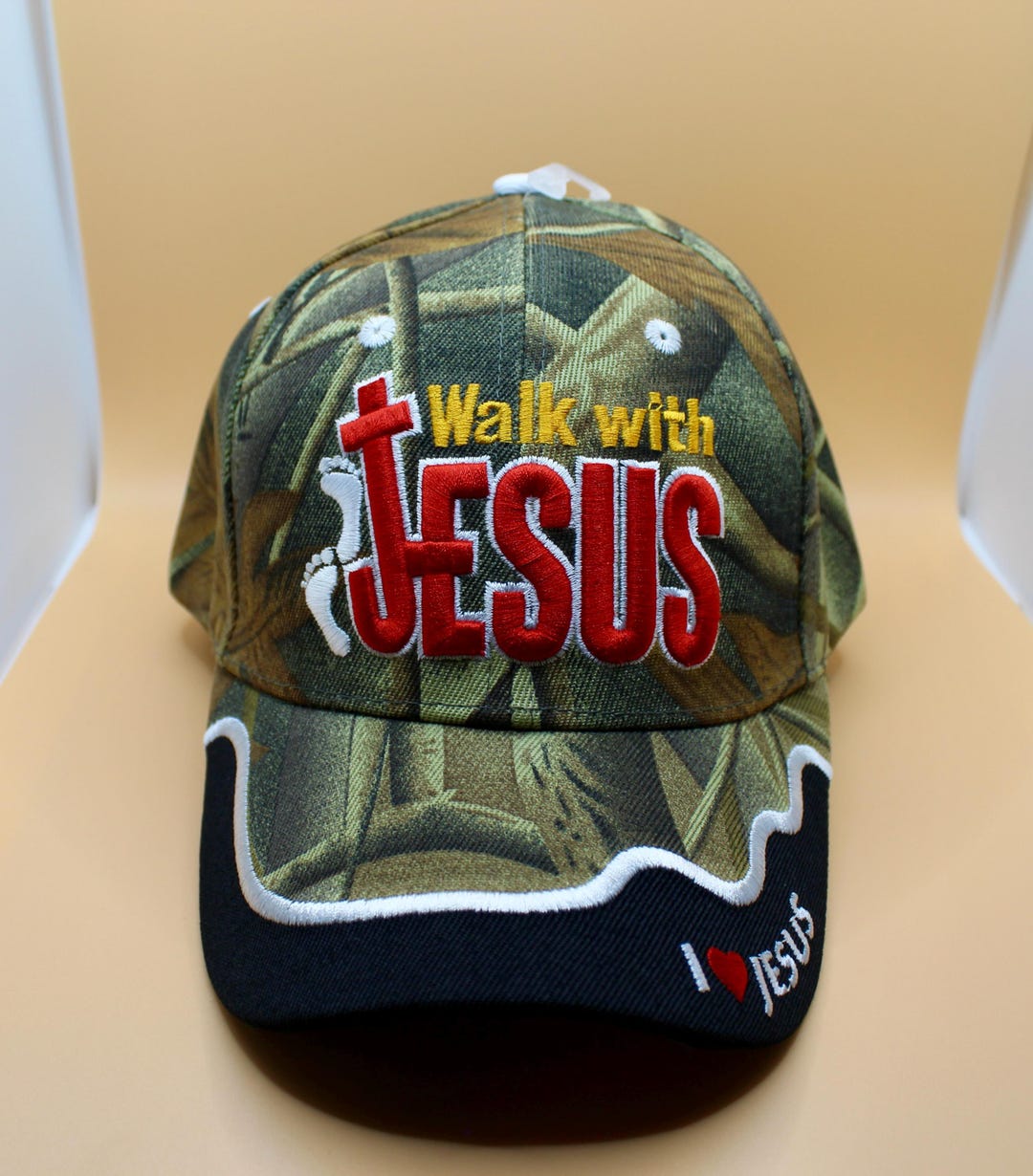 Walk With Jesus Hat. Christian Gift Hat. Inspirational Hat. Religious ...