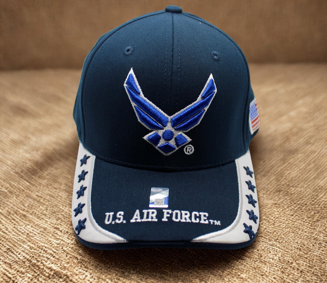 U.S Air Force Blue Hat. USAF Hat. Military USAF Baseball Cap. Air Force ...