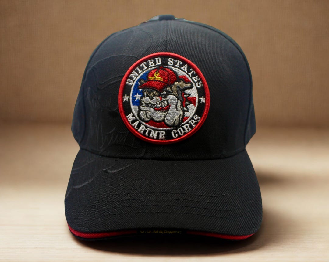 USMC Bulldog Military Hat – US Marines Baseball Cap With Bold ...