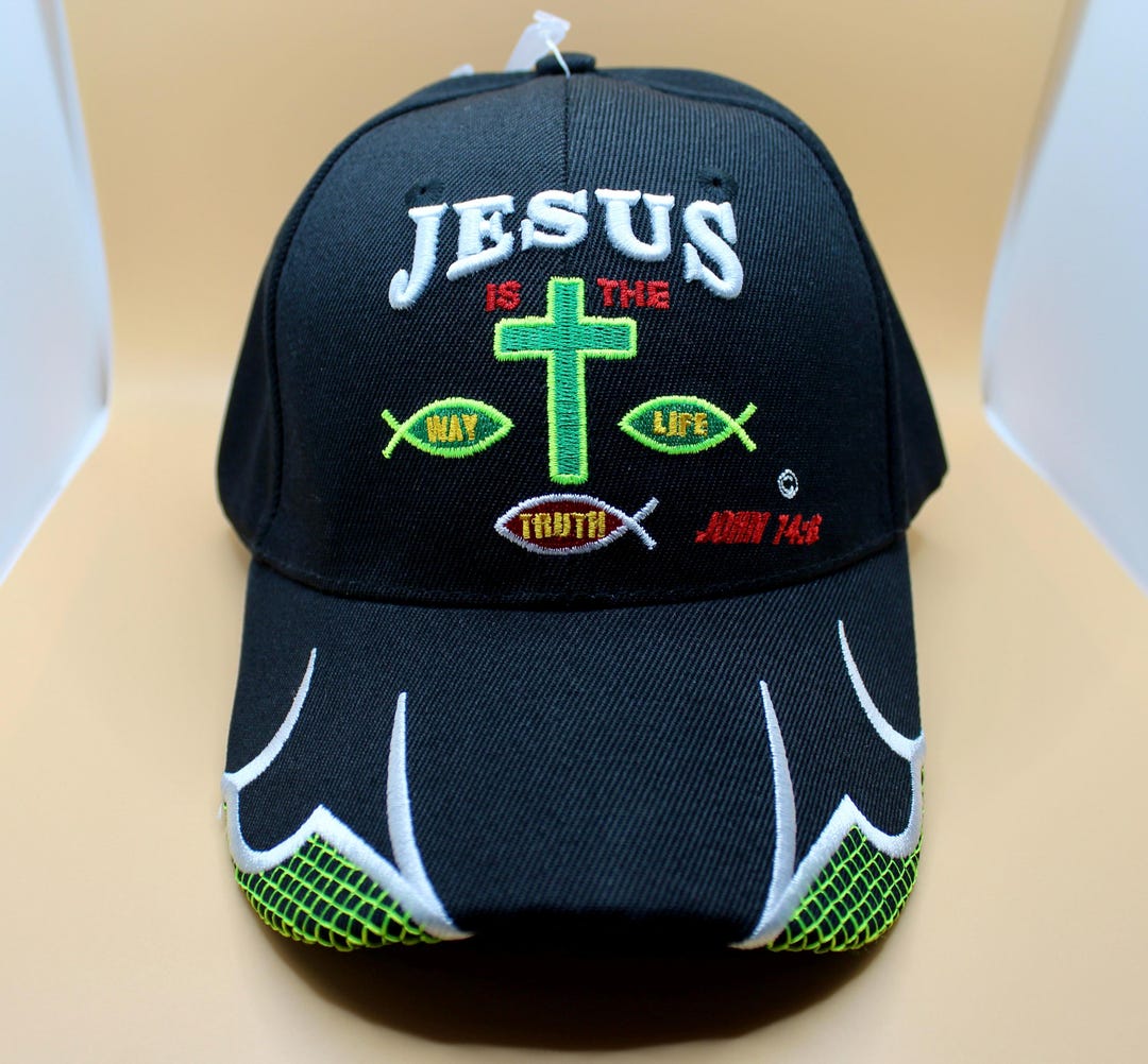 Jesus the Way the Truth the Life Hat. Christian Gift Hat. Inspirational ...