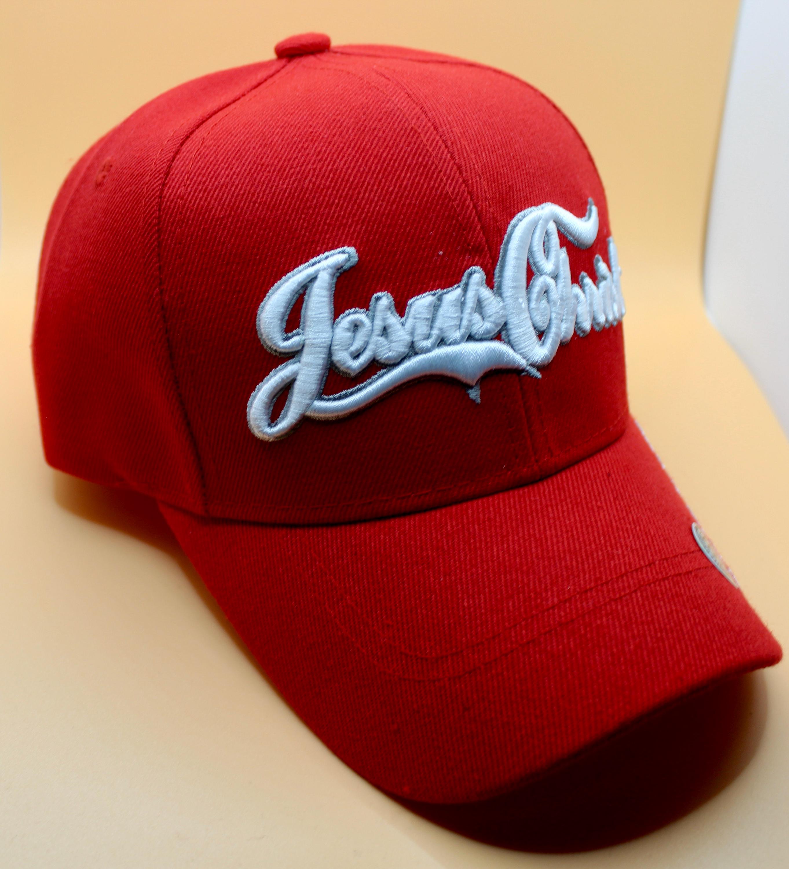 Jesus Christ Red Basketball Hat. Christian Gift, Religious Fan ...