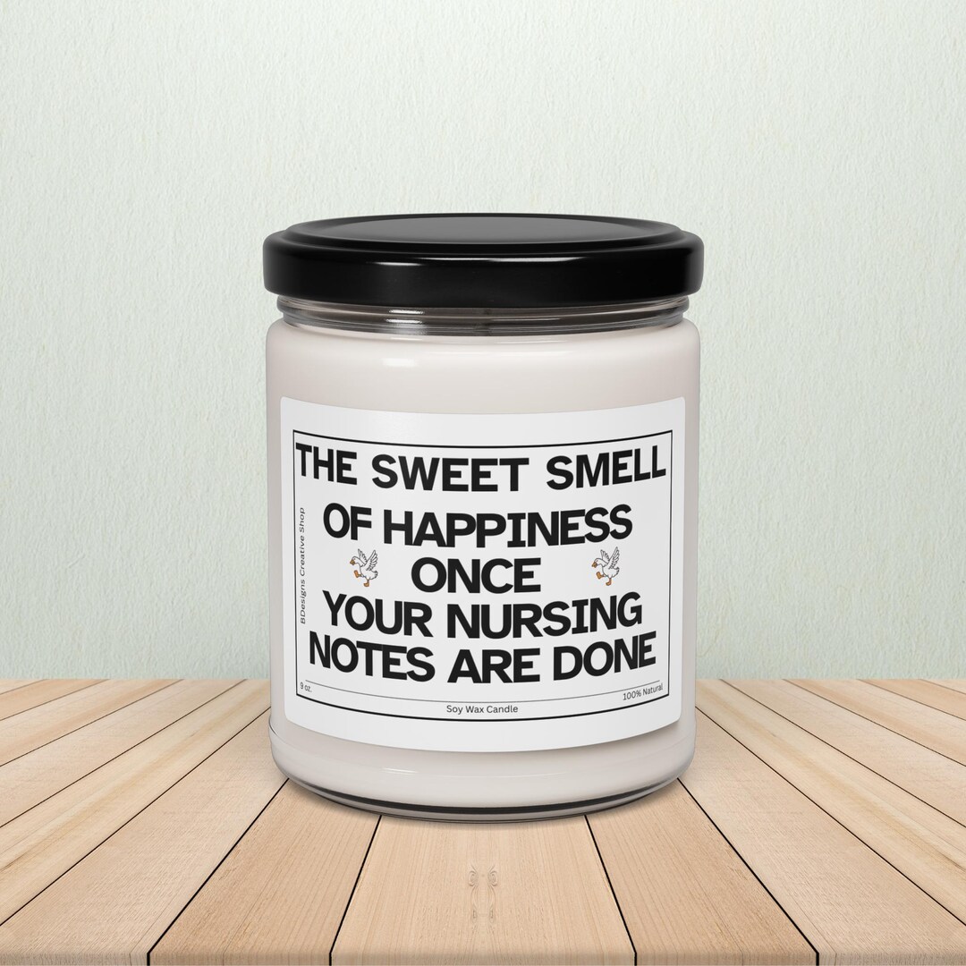 Nurse Charting Candle Nurse Motivational Candle for New Nurse to Chart ...