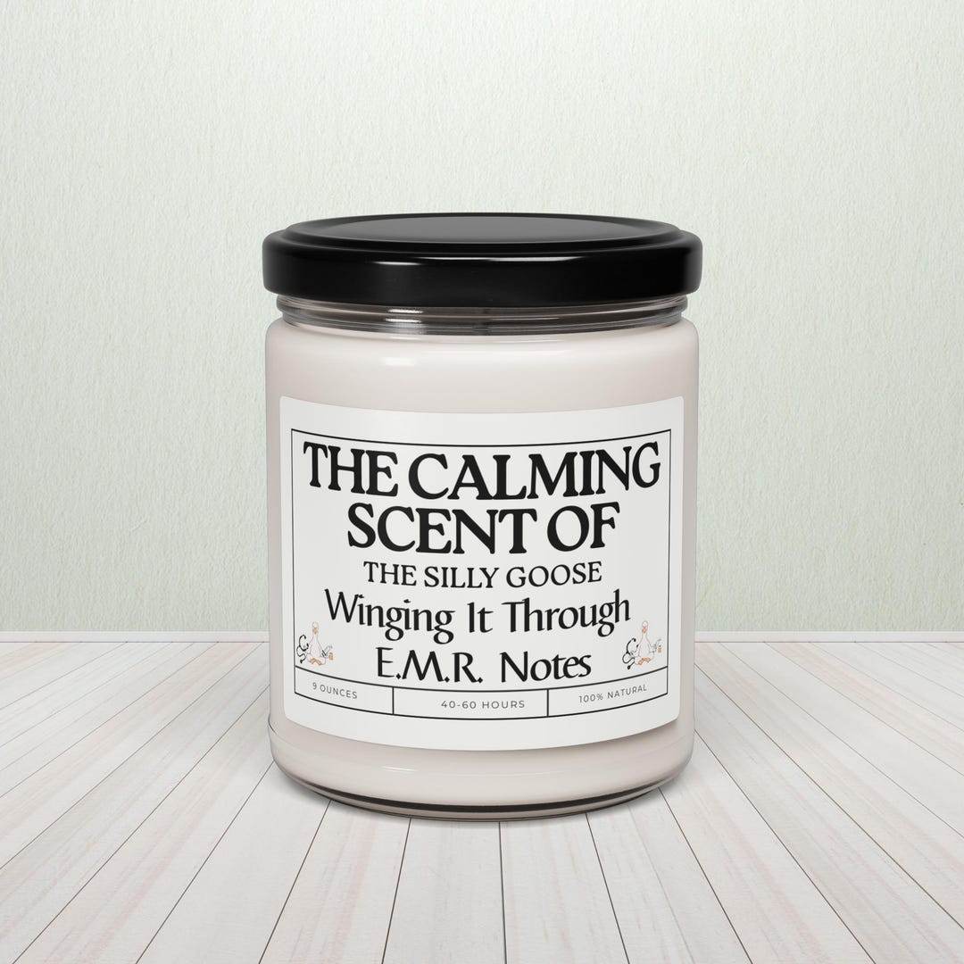 Funny Nursing Candle Chart Nurses Notes Candle Gift for New RN to Write ...