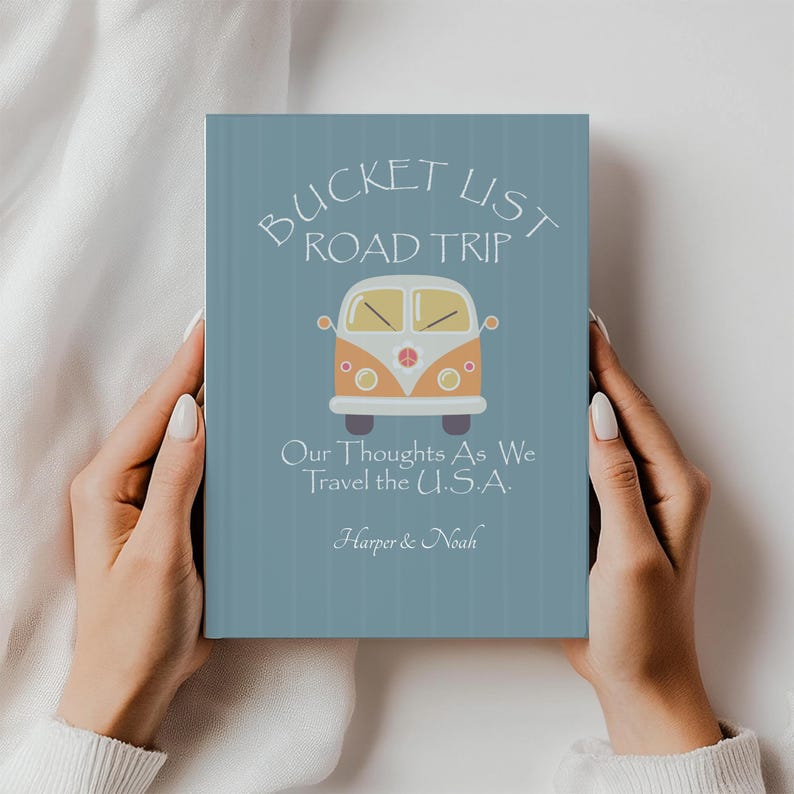 Custom Couple Travel Journal Camper Van Adventure Book Road Trip Travel ...
