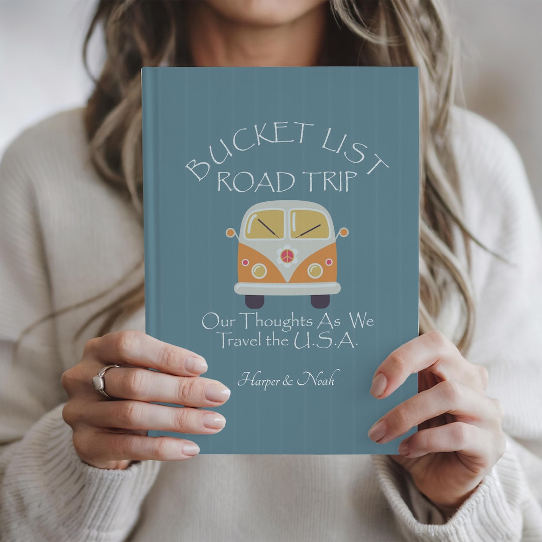 Custom Couple Travel Journal Camper Van Adventure Book Road Trip Travel ...