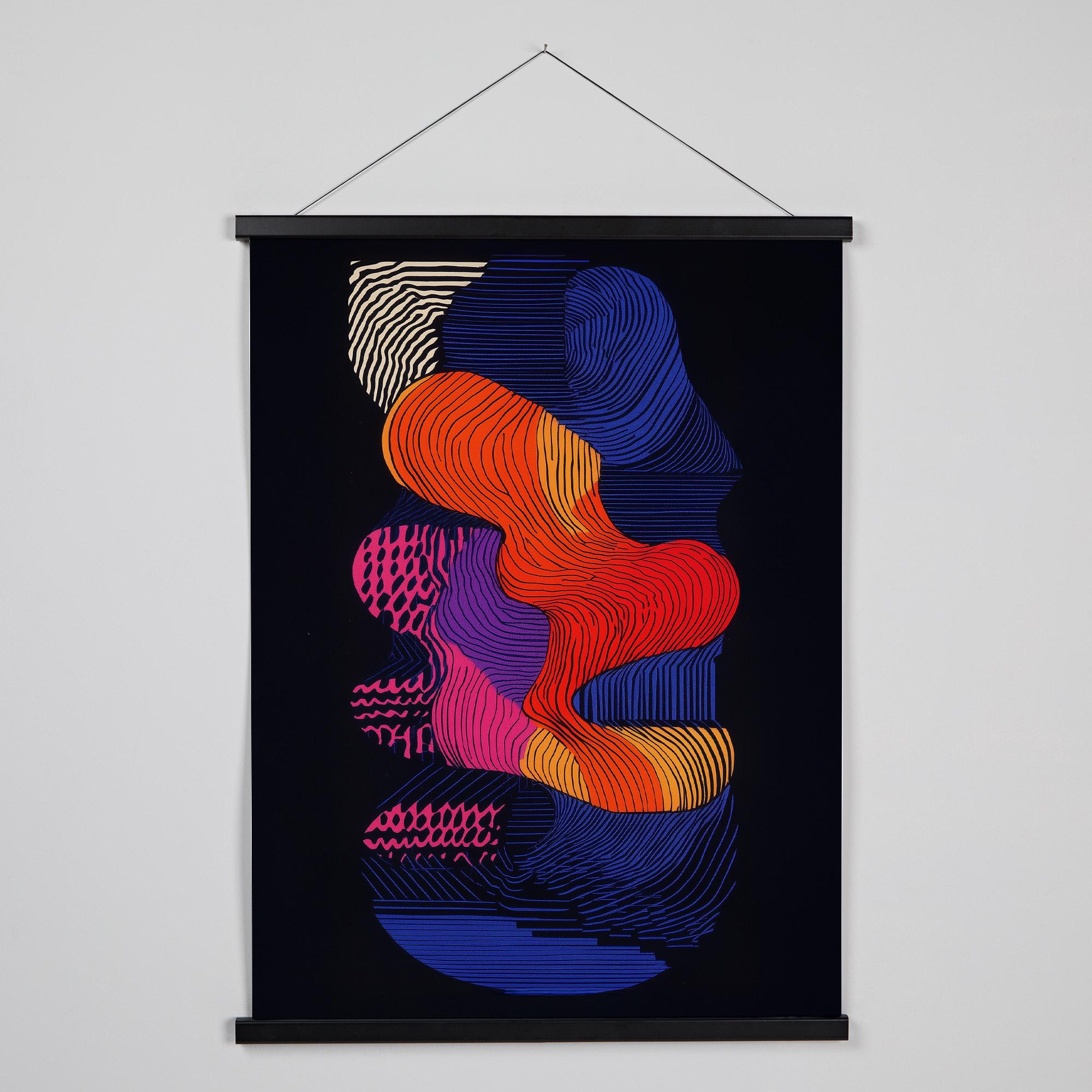 Magnetic Poster Hanger - Displaying Your Artwork. High Quality White ...