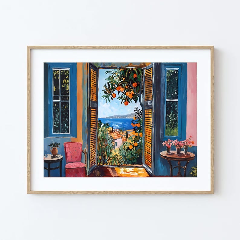 Open Window Henri Matisse Poster, Matisse Style Extended Fauvism ...
