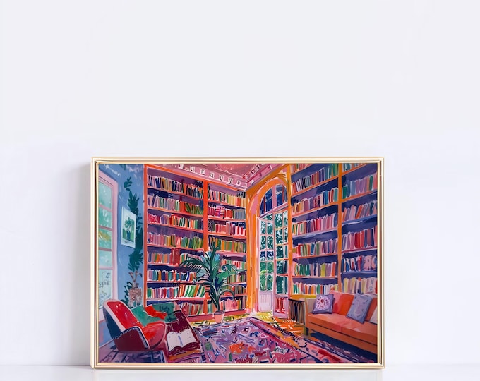 Literary Wall Art - “the Abcs of Classic Literature”, Nursery Art ...