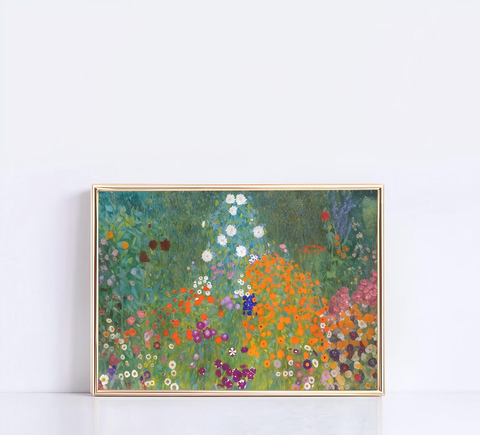 Gustav Klimt Poster, Extended Italian Garden Landscape Art Print ...
