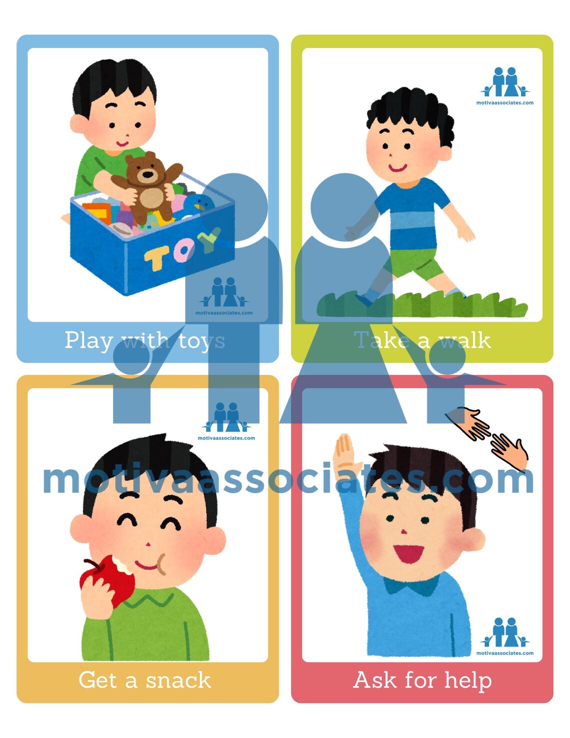 Bilingual Self-regulation Cards: Calm Down Strategies for Kids (PDF ...