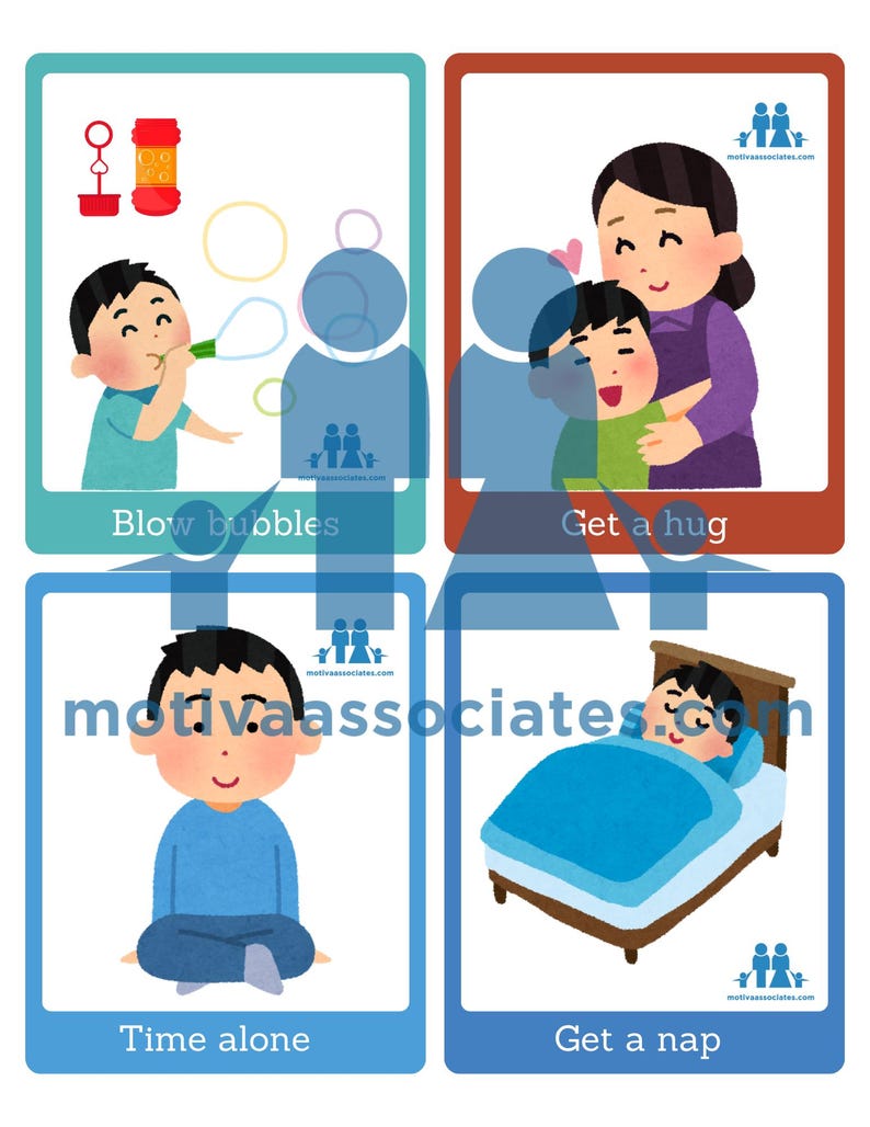 Bilingual Self-regulation Cards: Calm Down Strategies for Kids (PDF ...