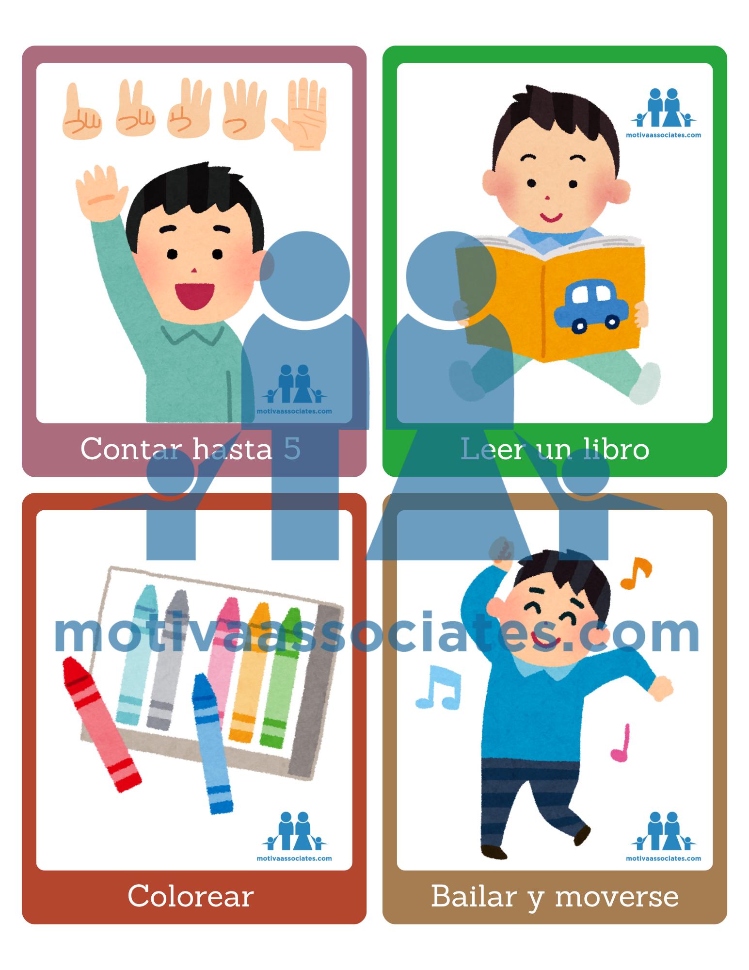 Bilingual Self-regulation Cards: Calm Down Strategies for Kids (PDF ...