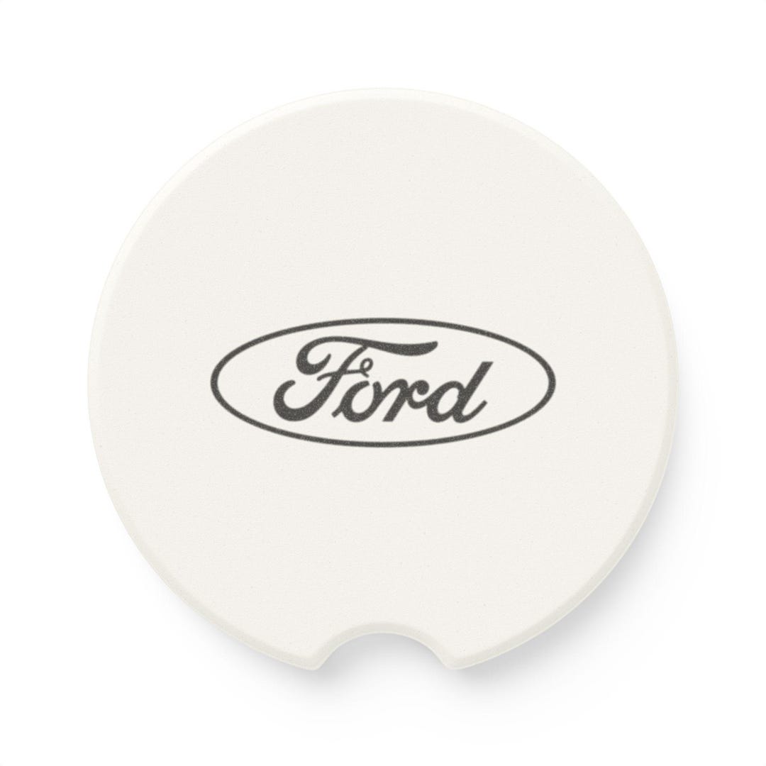 Ford Logo Soapstone Car Coaster - Stylish Auto Accessory for Ford ...